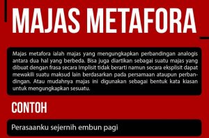 Majas Metafora: Pengertian, Ciri-Ciri, dan Contohnya Lengkap