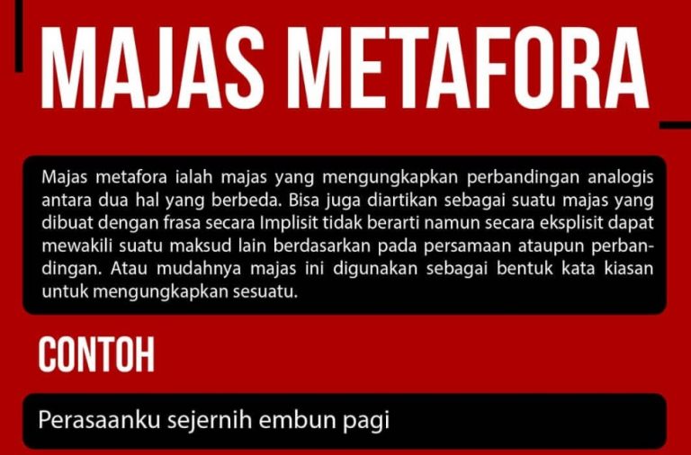 Majas Metafora: Pengertian, Ciri-Ciri, dan Contohnya Lengkap